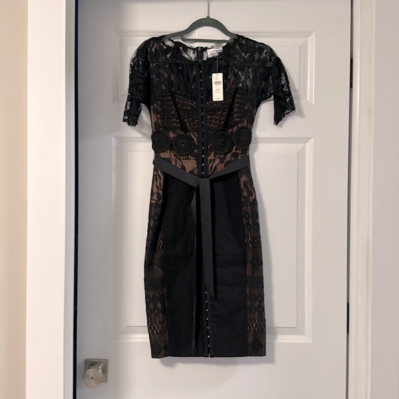 Byron Lars | Dresses | Antropologie Beguile By Byron Lars Midi Black ...